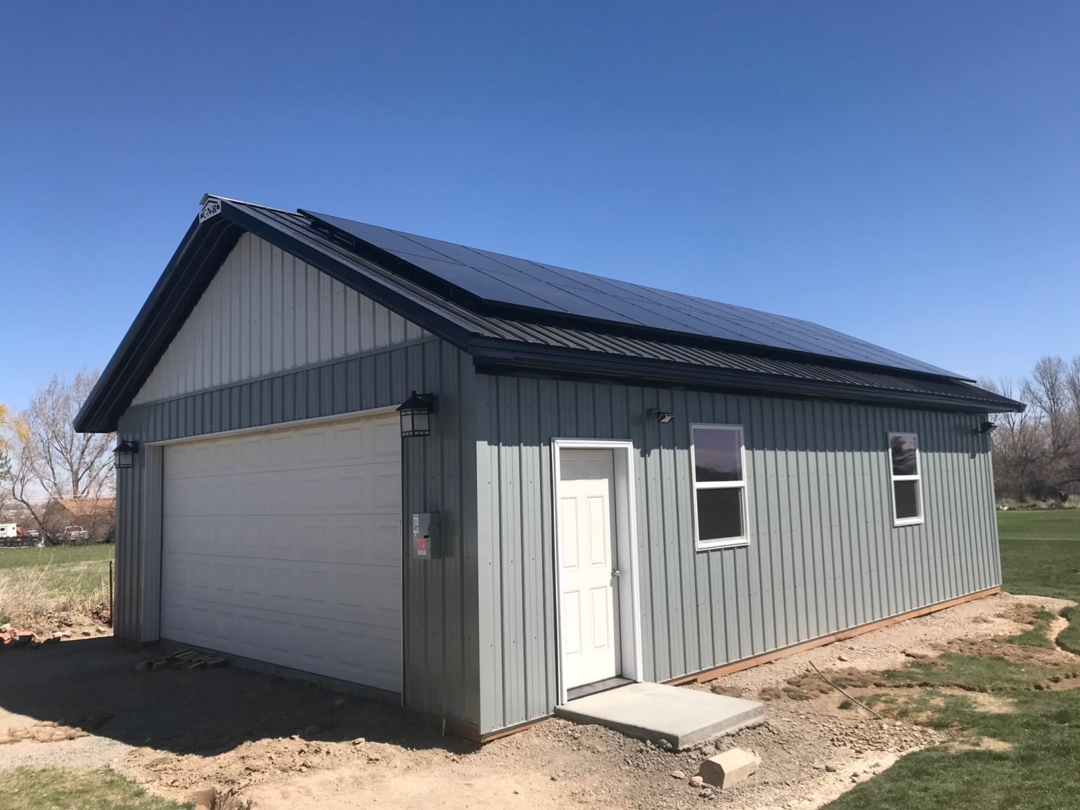 24' x 36' Post Frame Garage in Twin Falls - CNR Construction