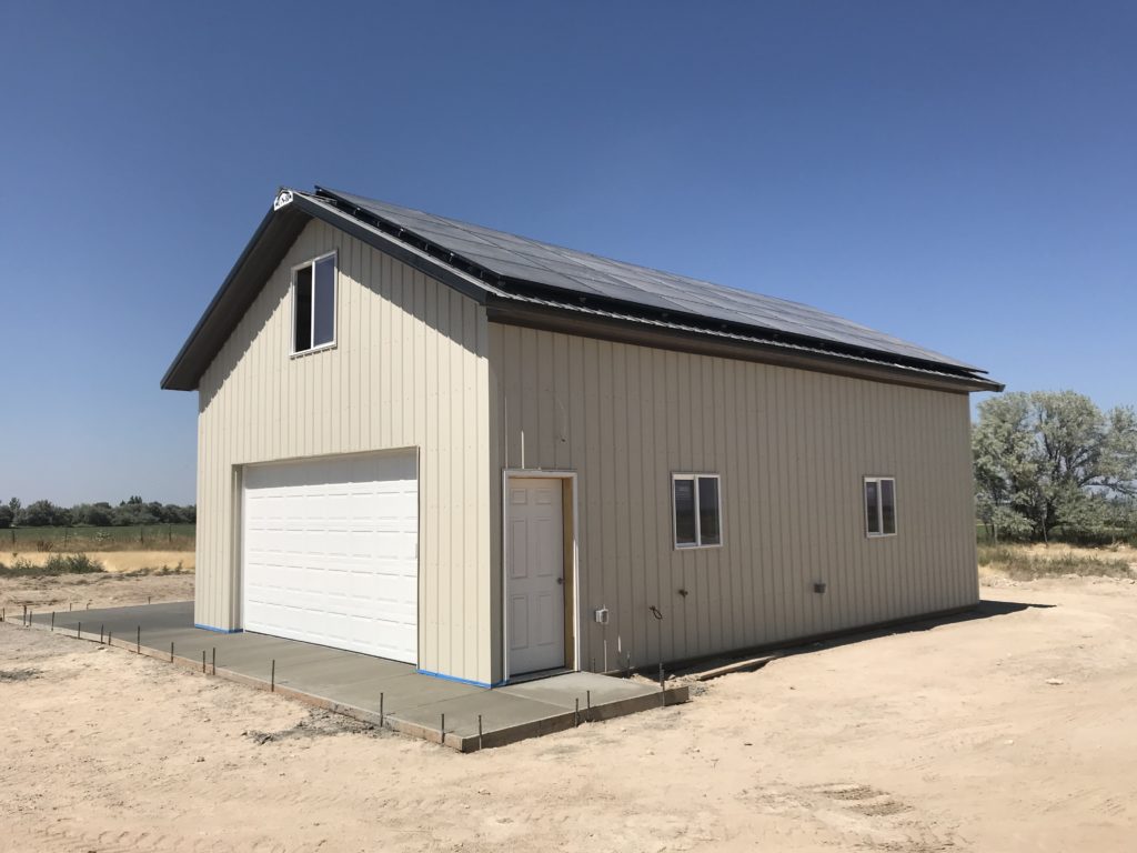 24' x 36' Detached Garage with Bonus Trusses in Filer Idaho - CNR ...